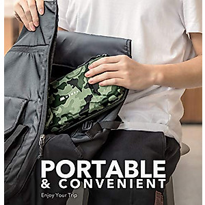 Mumba Carrying Case for Nintendo Switch OLED & Nintendo Switch, Deluxe Protective Travel Carry Case Pouch for Nintendo Switch Console & Accessories [Dual Protection] [Large Capacity] (Camouflage)