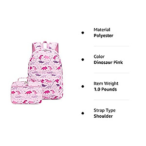 CAMTOP Backpack for Kids, Boys Preschool Backpack with Lunch Box Toddler Kindergarten School Bookbag Set