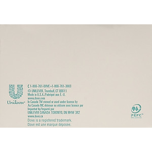 Dove Sensitive Skin Bath Bars Unscented - 6 CT