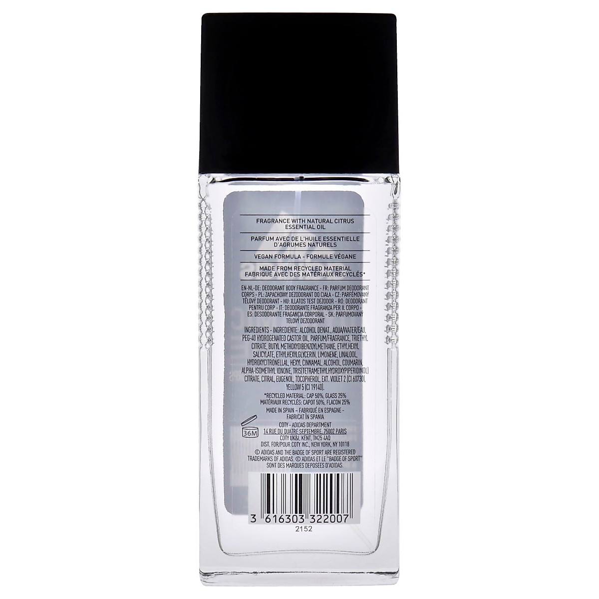 Adidas Fragrance Body Fragrance, Dynamic Pulse Him, 2.5 Fluid Ounce