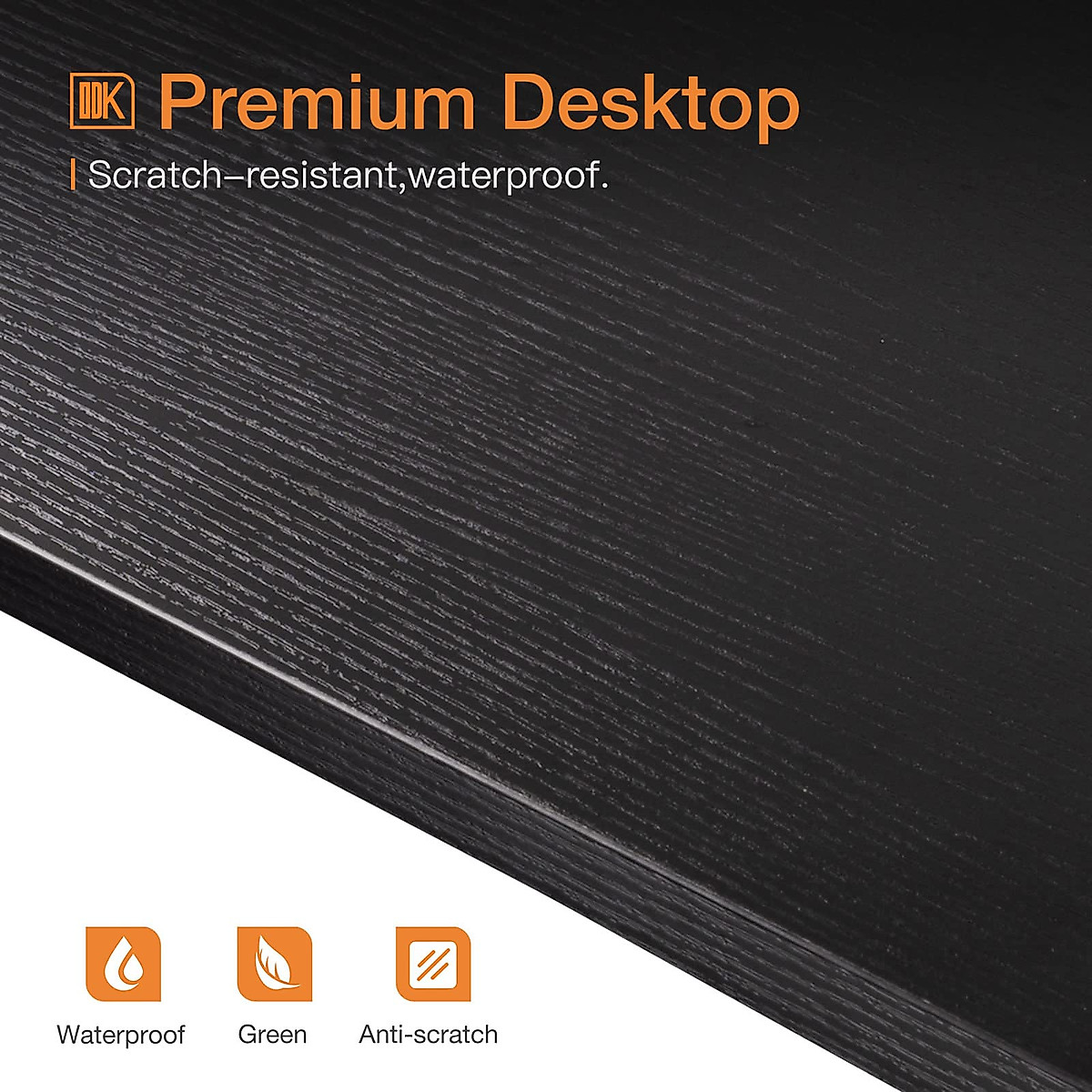 ODK 5 Tier Bookshelf, Industrial Open Bookcase Storage Organizer, Modern Tall Book Shelf for Bedroom, Living Room and Home Office, Black