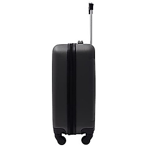 Travelers Club Cosmo Hardside Spinner Luggage, Charcoal Grey, Carry-On 20-Inch