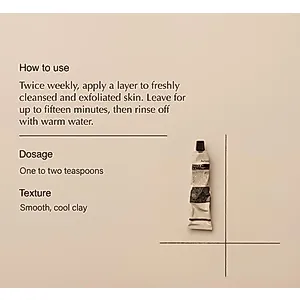Aesop Parsley Seed Cleansing Masque - Clay-Based Formulation for a Gentle, Deep Cleanse - Enhanced with Aloe Vera and Botanical Extracts - 2.3 oz
