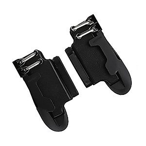 1 Pair Gamepad, 90 Degrees Rotat Joystick Easy to Install Tablet Game Controller with Stand Bracket Function for Tablets and Phones of 5.5in or Larger