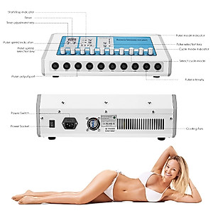 H HUKOER Slim-Ming Instrument, 𝘌𝘭𝘦𝘤-𝘵𝘳𝘪𝘤𝘢𝘭 𝘔𝘶-𝘴𝘤𝘭𝘦 𝘚𝘵𝘪-𝘔𝘶-𝘭𝘢𝘵𝘪𝘰𝘯 Equip-Ment, AC110V 𝘚𝘵𝘪-𝘔𝘶𝘭𝘢𝘵𝘰𝘳, 𝘉𝘰-𝘥𝘺Relieve Body 𝘈𝘤𝘩𝘦𝘴