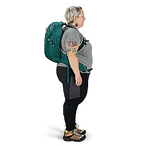 Osprey Tempest 20L Women's Hiking Backpack with Hipbelt, Jasper Green, WM/L, Extended Fit