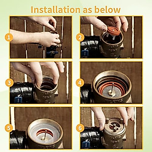 Denkuhin RK1-720A 720A Pressure Vacuum Breaker Repair Kit Replacement Fit Zurn Wilkins 1/2" 3/4" & 1 inch Pressure Vacuum Breaker - 2 Packs