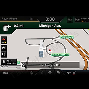 Taigoehua Metals for Ford Navigation SD Card SYNC USA and Canada 50 Cities Maps | A12 Navigation SD Card Correct Lane Guidance | GM5T-19H449-AF