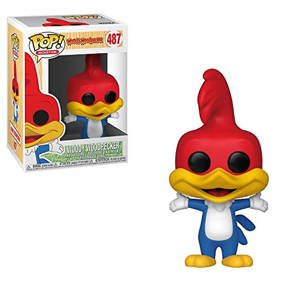 Funko Pop Animation: Woody Woodpecker - Woody (Styles May Vary) Collectible Figure, Multicolor