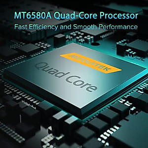 Ulefone Unlocked Cell Phone, Note 7 Unlocked Smartphone, 6.1" Waterdrop Screen, Triple Camera, 3 Card Slots, 3500mAh, 16GB Storage, Dual SIM, 3G Unlocked Android Phones, Face Unlock, GPS, Black