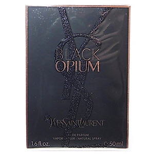 Yves Saint Laurent Eau De Parfum Spray for Women, Black Opium, 1.6 Ounce