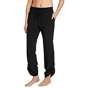Jockey Women's Activewear Adjustable Ankle Pant, Black, M