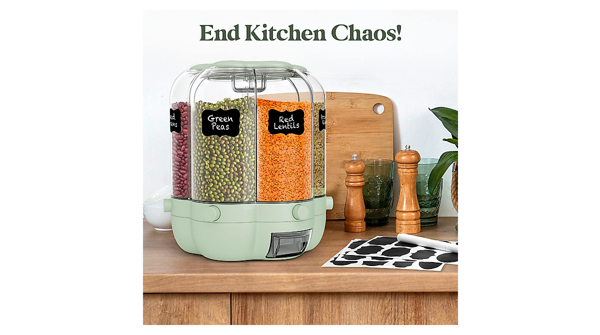 Rice Dispenser 25 Pounds - Kitchen Storage & Organization