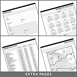 Office Depot® Brand Weekly/Monthly Planner, 5" x 8", Black, January To December 2023, OD711400