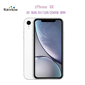 Unlocked Original Apple iPhone XR 6.1" Liquid Retina Fully LCD Display 4G LTE Apple Smartphone XR 128G / Coral