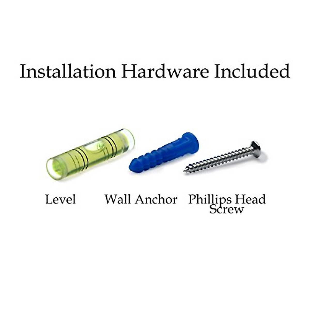 Melannco Floating Square Cube Shelves, for Bedroom, Living Room, Bathroom, Kitchen, Nursery, Set of 3, White, 3 Count