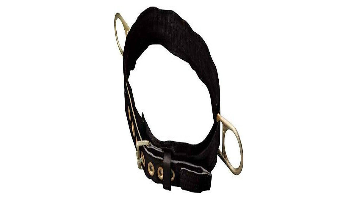 Miller Double D-Ring Body Belt with Back Pad - Size Small, Black