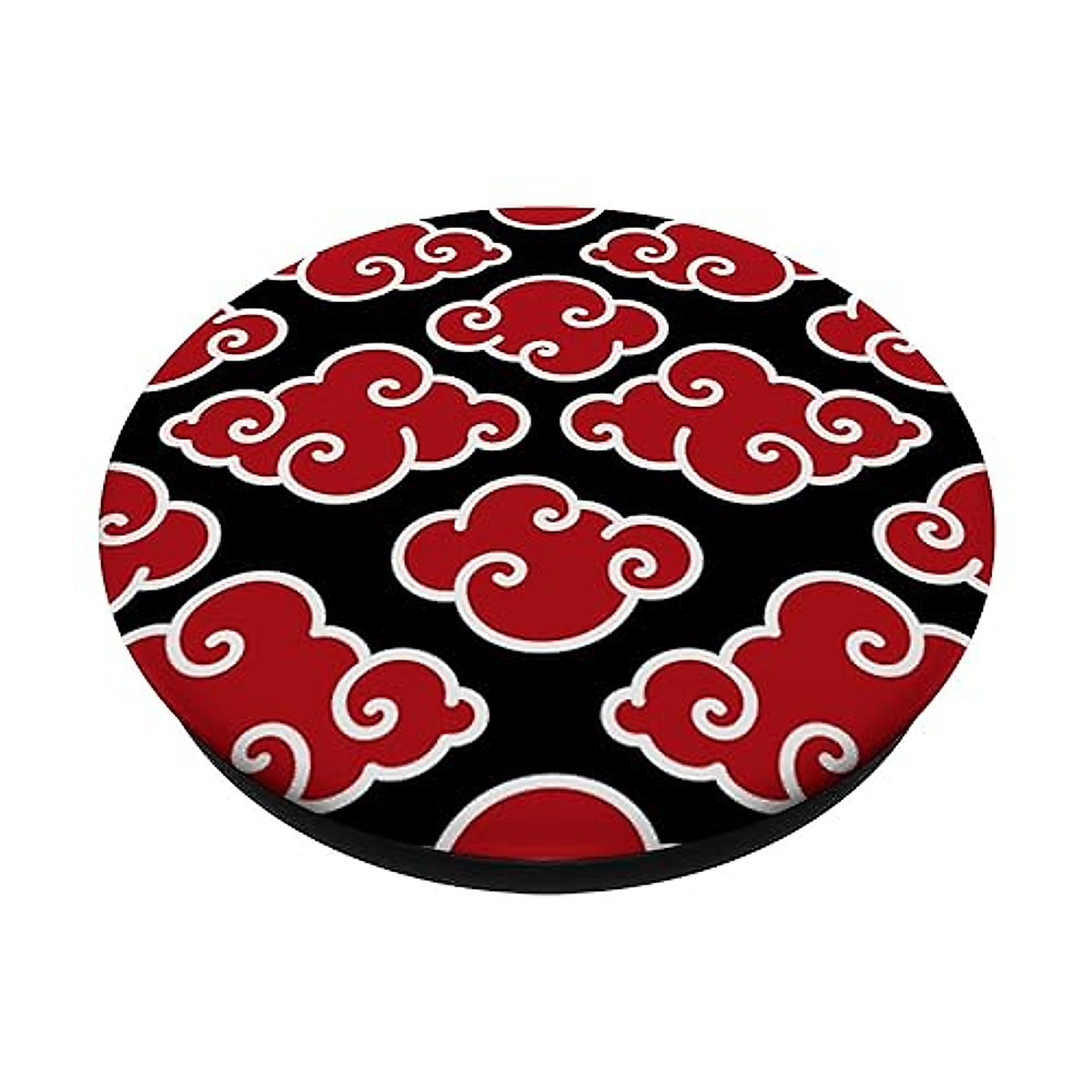 Red Tradition Oriental Cloud Japanese Chinese Pattern PopSockets Standard PopGrip
