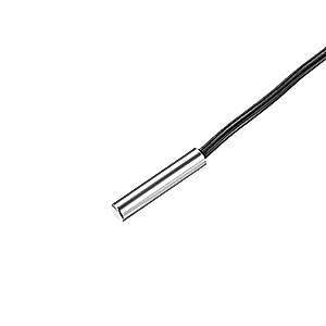 uxcell 200K NTC Thermistor Probe 39.4 Inch Stainless Steel Sensitive Temperature Temp Sensor for Air Conditioner