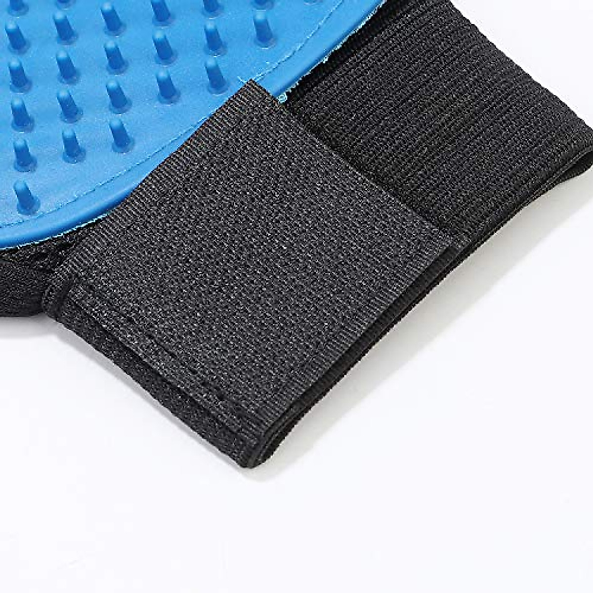 Alfland Two Hi-tech Pet Grooming Gloves - Lightweight, Durable, Eco-Friendly, Gentle Deshedding Brush Gloves for Shedding, Massaging and Hair Removal. Perfect for Long & Short Fur (Left & Right Hand)