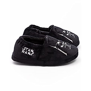 STAR WARS Darth Vader Slippers Boys Kids Villain House Shoes Loafers 11.5 US Little Kid