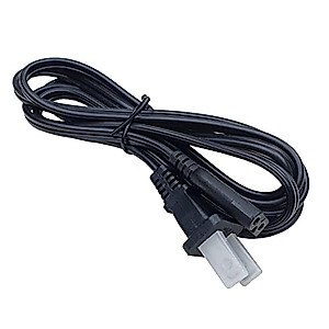 SHAFI® 10FT 2 Prong Power Cord - [UL] Polarized Power Cord NEMA1-15P to IEC-C7 - Replacement Figure 8 AC Power Cable Compatible with Vizio LED-HDTV D-E-M-Series, Sound Bar, Sewing Machine - 10-Feet
