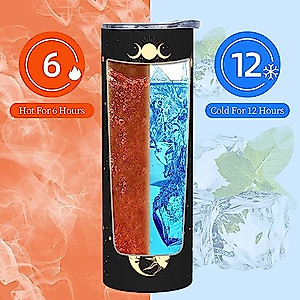 Aries Gifts Tumbler 20Oz, Aries Birthday Gifts for Women, Aries Coffee Mug, Aries Zodiac Gifts, Horoscope Astrology Constellation Insulated Travel Mug,Aries Birthday Gifts