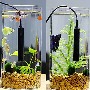 Aquarium Heater, 5W Fish Tank Heater Mini USB Submersible Heater Aquarium Heating Rod for 0.5-2L Fish Tank