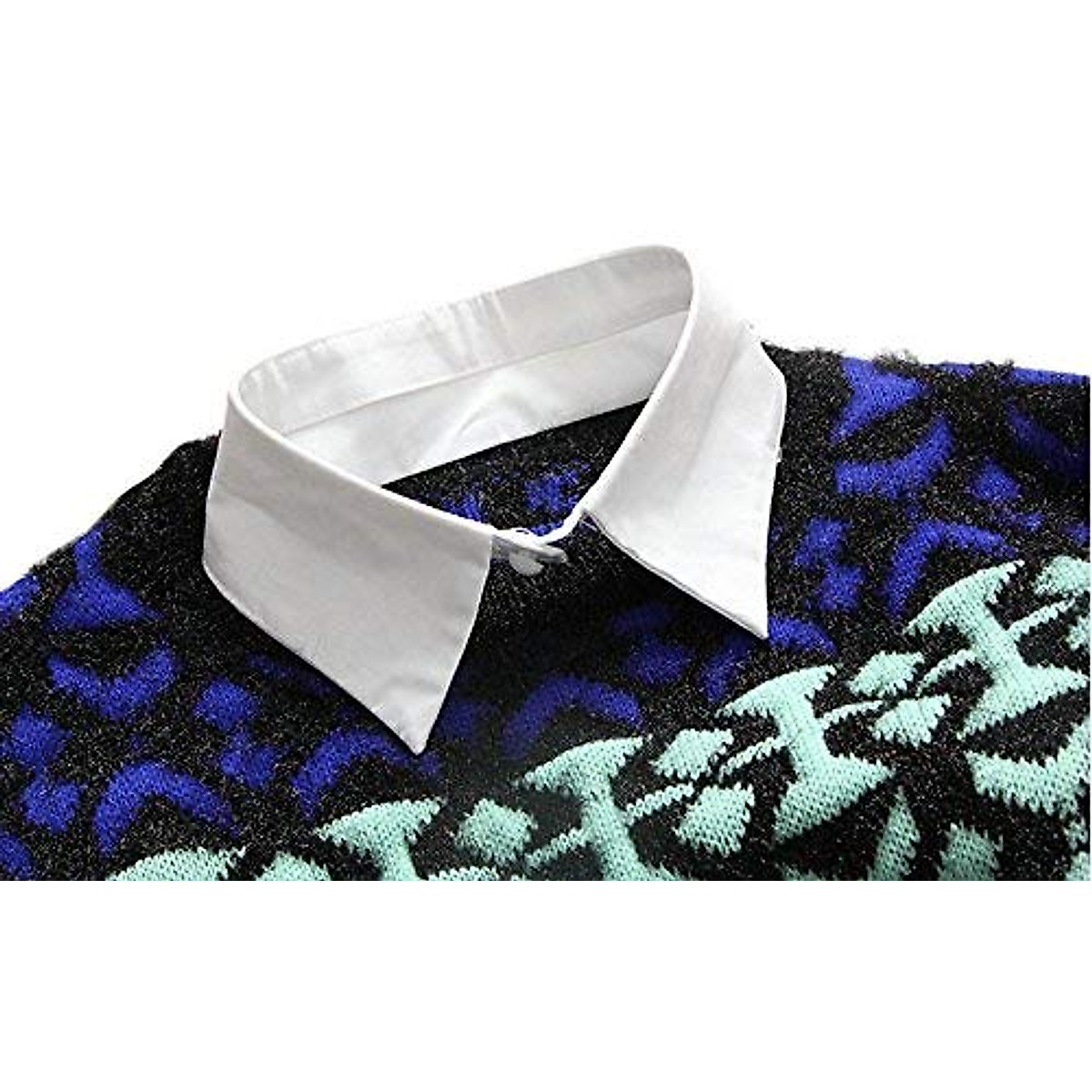 Psivika Women's Girls Faux Collar Detachable Blouse Shirt Collar Lapel Choker Faux Collar Choker