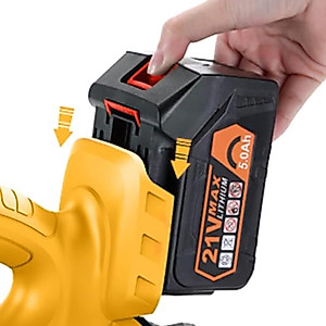 EKACO 21V Lithium Battery 5.0Ah Li-ion Battery Long Life Battery Work Cordless Leaf Blower