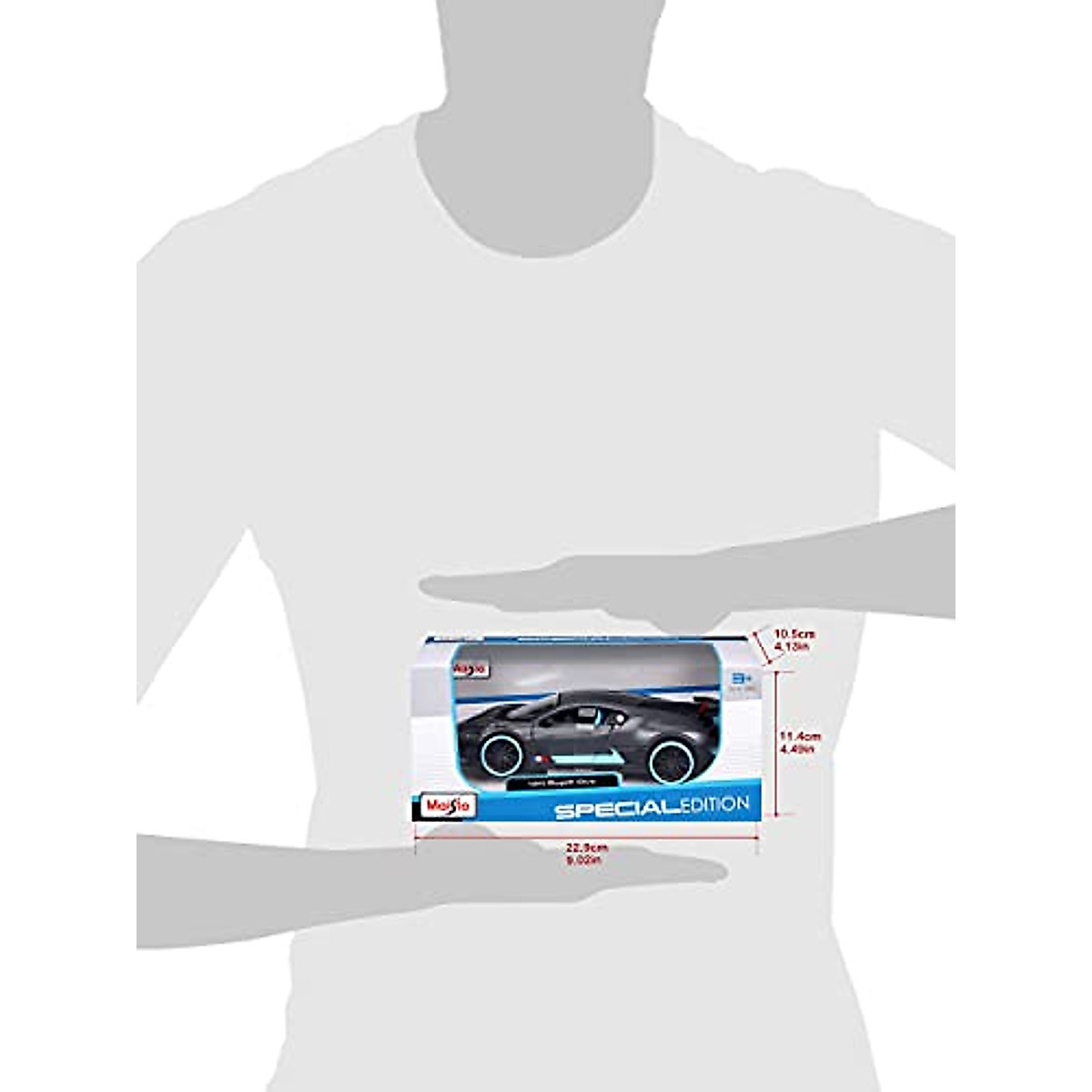 Maisto 1:24 Special Edition Bugatti DIVO, Darkgray