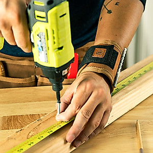 Magnetic Wristband Handcrafted of Premium Canvas to Hold Screws, Nails, DIY Unique Cool Gift For The Man Who Has Everything Texas Canvas Wares