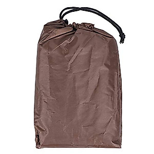 zhuolong Outdoor Deck Box Cover,Garden Waterproof UV Proof Storage Box Protective Cover (123x62x55cm)(Coffee)