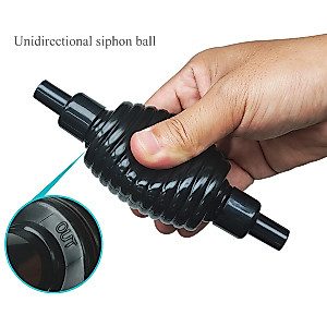 Laifoo 7ft Aquarium Siphon Vacuum Cleaner for Fish Tank Cleaning Gravel & Sand