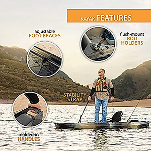 Lifetime 90958 Stealth Pro Angler 118 Fishing Kayak