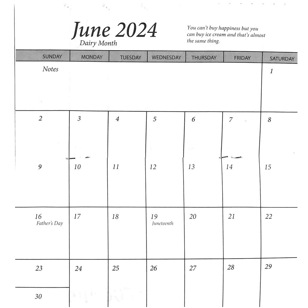 3 Year 2024 2025 2026 Pocket Calendar Planner with Note Pad (Whitetail Deer Field)