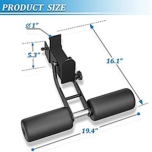 MAJOR LUTIE Power Cage Attachment Leg Holder Attachment Power Rack Home Gym Equipment 2 x 2.76 (50x70mm) Suit for PLM03 Part-LE02
