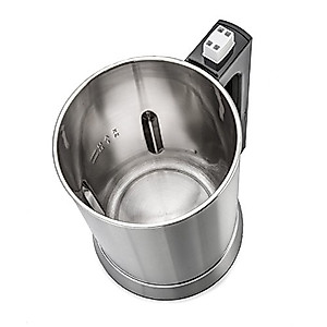 Idavee Brand - IAE15-1.9 Liter Automatic Hot Soy Milk (Almond, Rice, Quinoa Milk) Soup, Porridge & Cold Juice Maker - 2 Layer Stainless Steel - Recipe Booklet