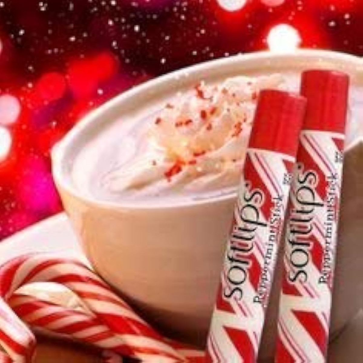 Softlips Lip Protectant SPF20, Peppermint (Pack of 6 Sticks)