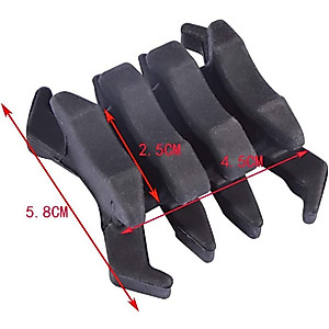 AMEYXGS 1 Pair Archery Bows Limbs Stabilizer Rubber Dampener Silencers Outdoor Hunting Accessories