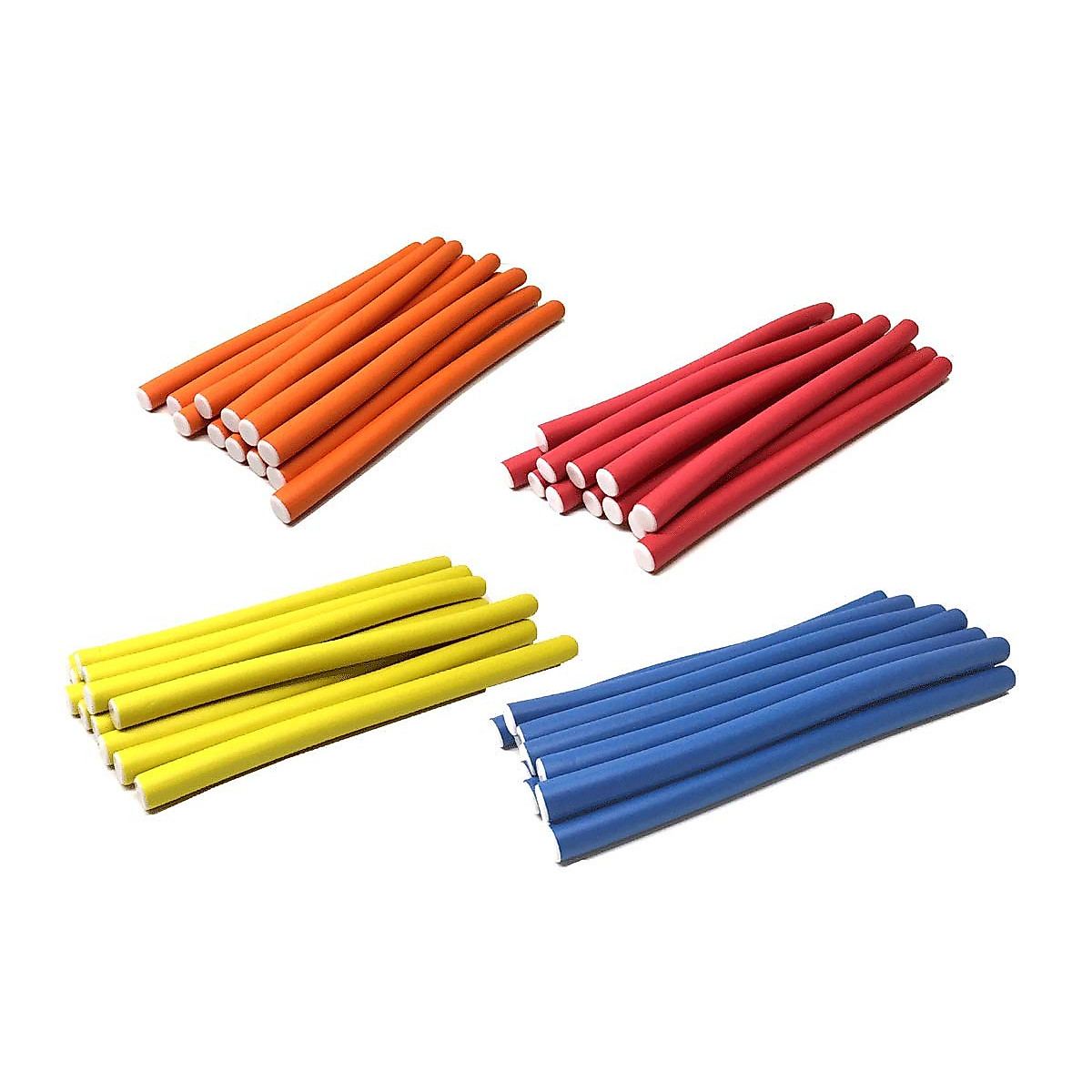 9.5” Soft Foam Curler Hair Rollers Twist Flex Rods – 12 Pack