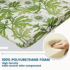 BLISSWALK Outdoor Chair Cushion Bottom and Back，one Piece high Back Adirondack Chair Cushion, Patio Cushions for Bifold Lawn Chair 45.5" x 21", 1 Count,Floral