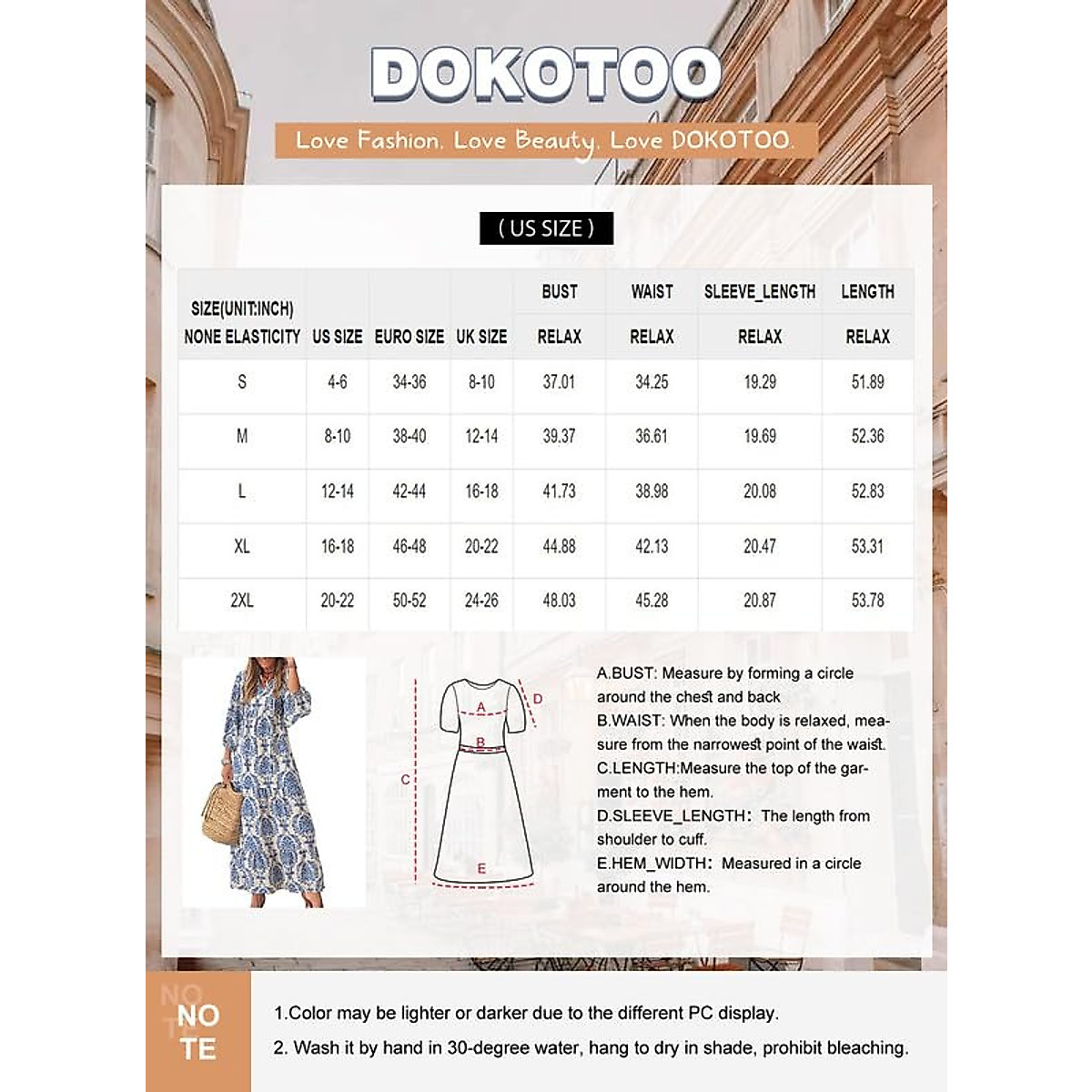 Dokotoo Womens Sundresses V Neck Boho Maxi Dress Puff Sleeve Long Dresses Ruffle A Line Flowy Beach Dresses X-Large Multicolor