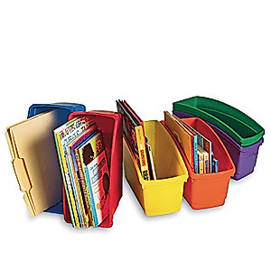 S&S Worldwide Green Book Bins (Pack of 6)