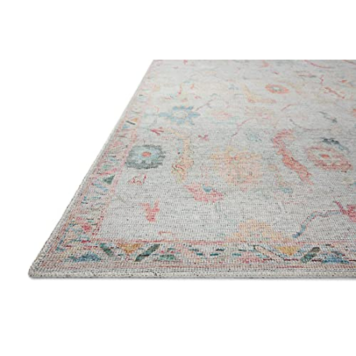Loloi II Elysium Collection ELY-01 Pebble/Multi 5'-0" x 7'-6" Area Rug