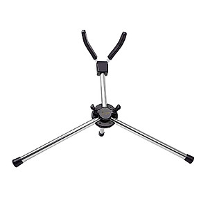 Mowind Foldable Alto Saxophone Stand Stainless Steel Sax Stand Holder Portable Saxophone Bracket Adjustable Stand with Leather Bag