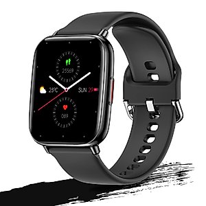 Doflamingshiny Smart Watch, 1.69'' HD Full Touch Screen Smartwatch for Android and iOS Phones, IP68 Waterproof Fitness Tracker with Heart Rate, Sleep Smart Watches for Men Women 24 Sports Modes