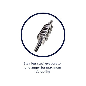 Scotsman HID525A-1 Meridian Nugget Ice & Water Dispenser, 25-Pound Capacity, Stainless Steel, 115-Volts, NSF