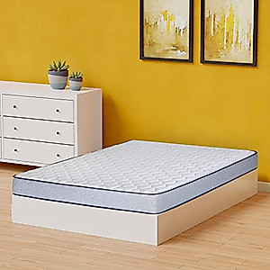 Mayton, 7-Inch Medium Firm High Density Foam Mattress, Comfortable Mattress for Cooler Sleep, Supportive & Pressure Relief, Twin