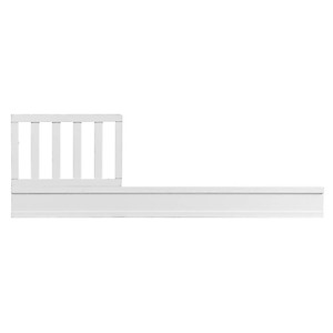 Oxford Baby Holland Modern 3-in-1 Island Crib to Toddler Bed Guard Rail Conversion Kit, Snow White, GreenGuard Gold Certified